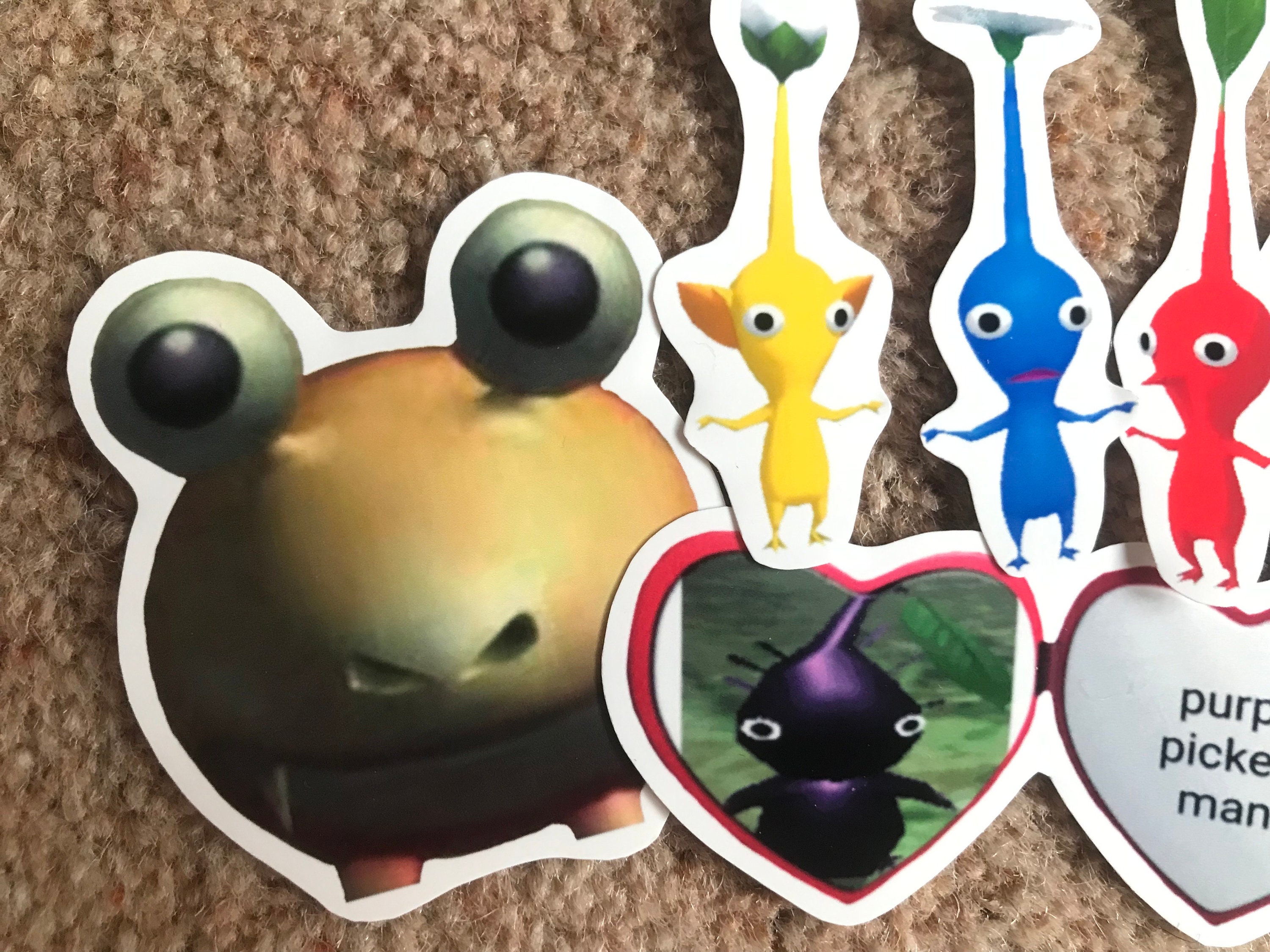 Pikmin Meme Sticker Pack Glossy Vinyl Decals - Etsy