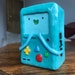 Adventure Time Inspired BMO Ceramic Figurine, Handmade Unofficial Made ...
