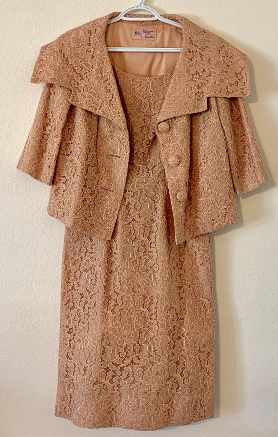 Vintage 1950-60's Mitzi Morgan Dress Suit - Gem