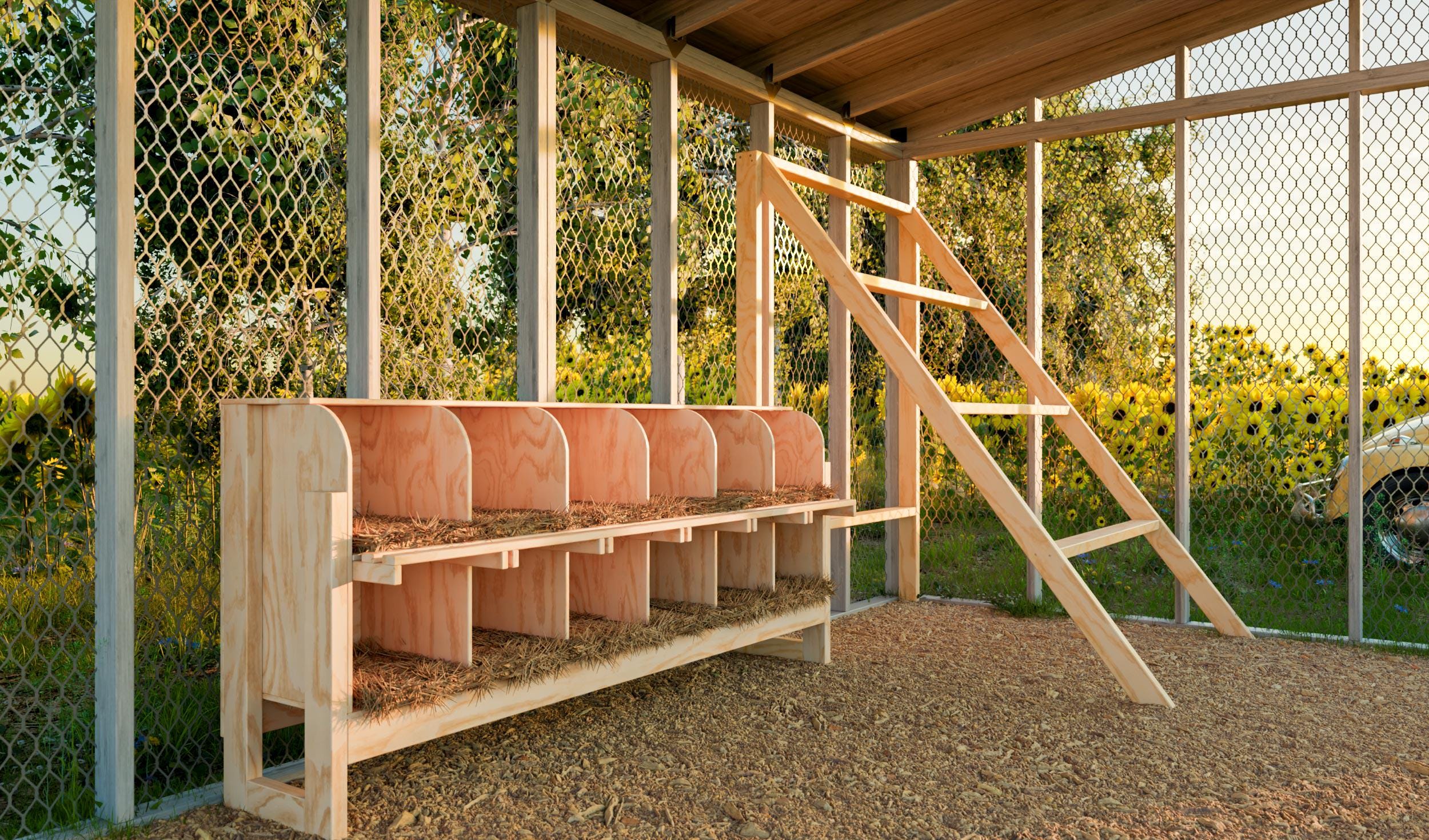 8x16 Chicken Run Plans – Easy Build Chicken Enclosure - Etsy