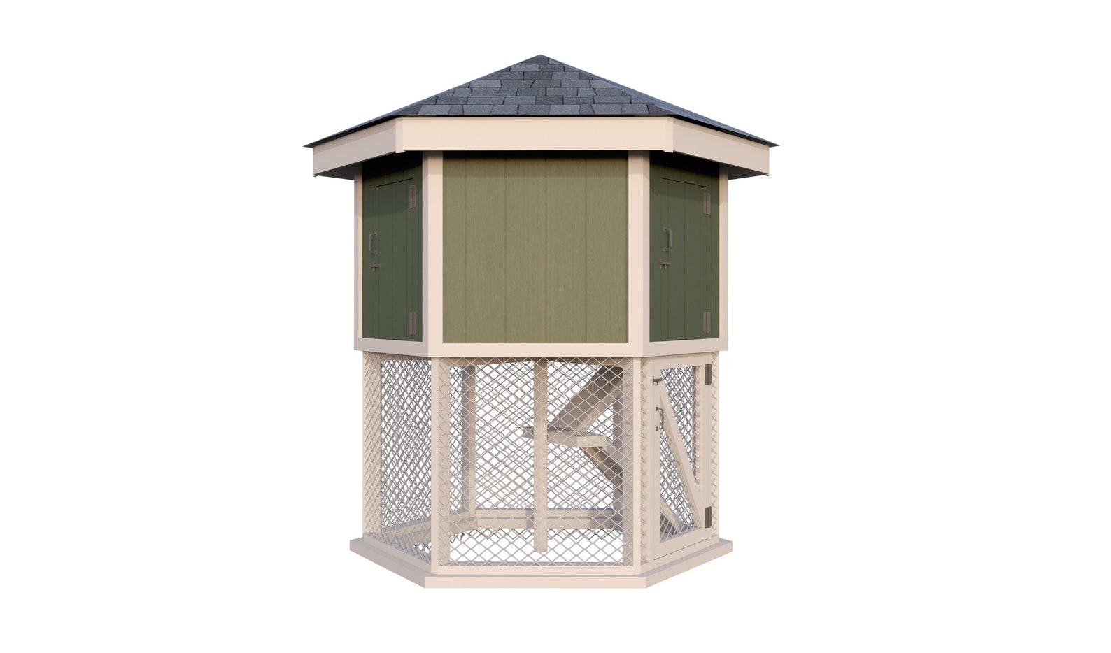 7x8 Chicken Coop Plans DIY Walk in Chicken Run for 10 Chickens - Etsy