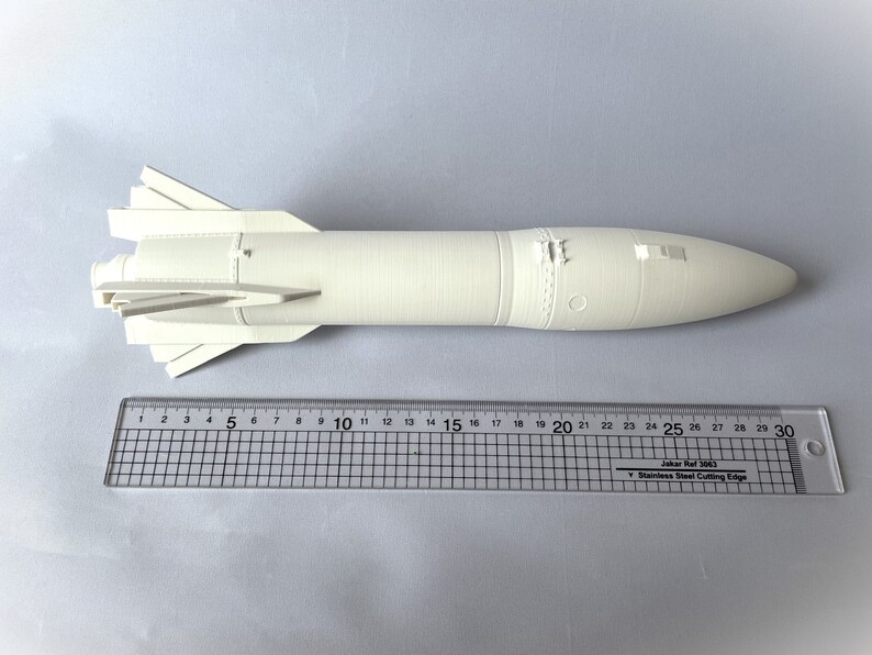 AIR-2 Genie Nuclear Bomb 300mm Scale Replica Nuke Atom Atomic 3D ...