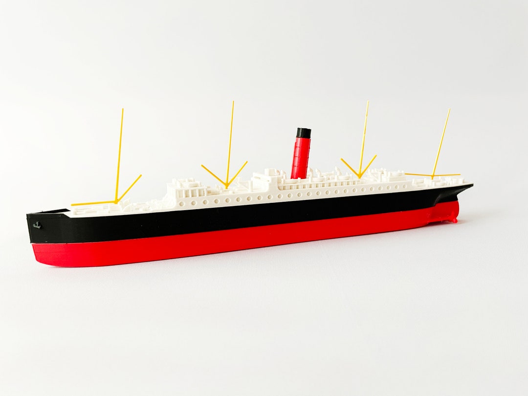 Buy RMS Carpathia 3D Printed Replica Model 11.3 Inch 29cm Online in ...