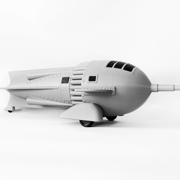Retro Rocket Ship - Etsy