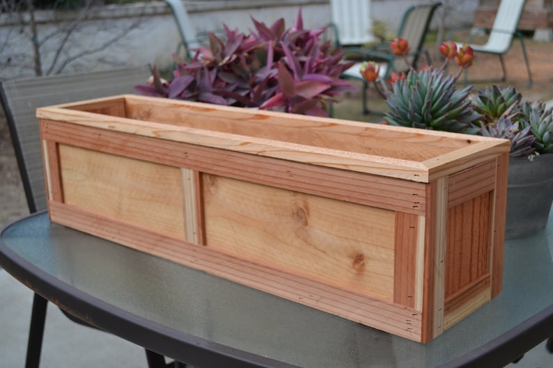 Cedar Planter Box - Etsy