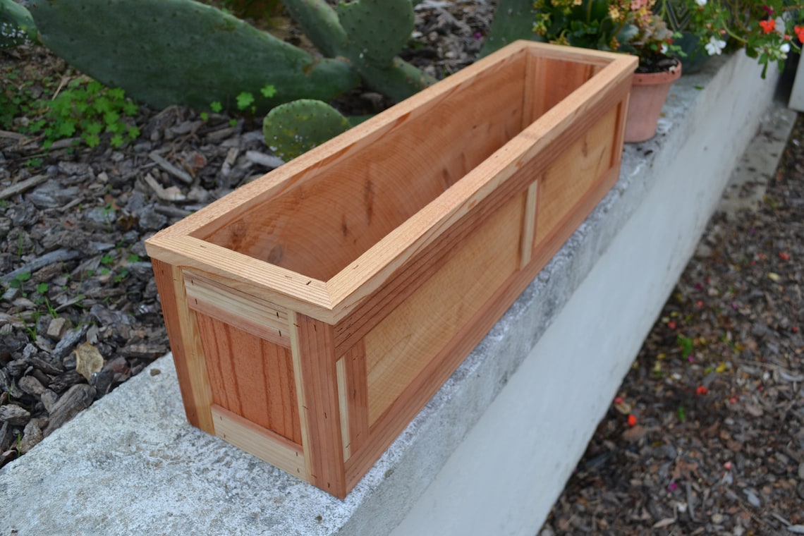 Cedar Planter Box - Etsy