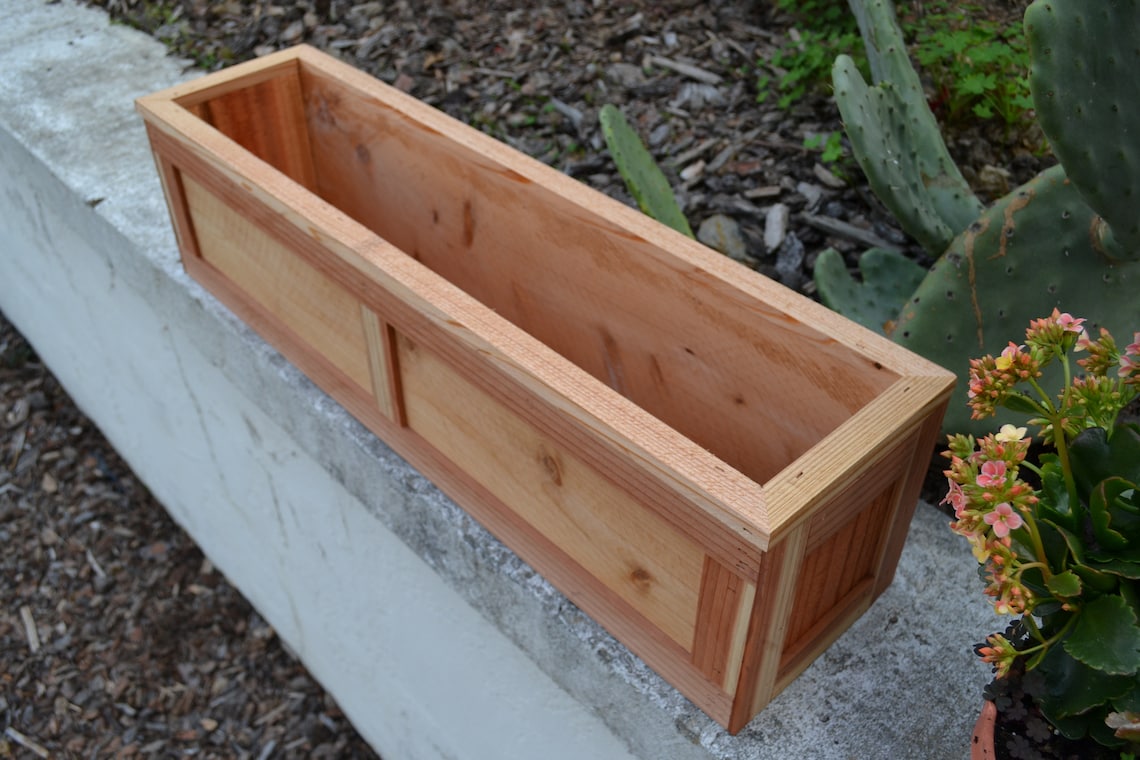 Cedar Planter Box - Etsy
