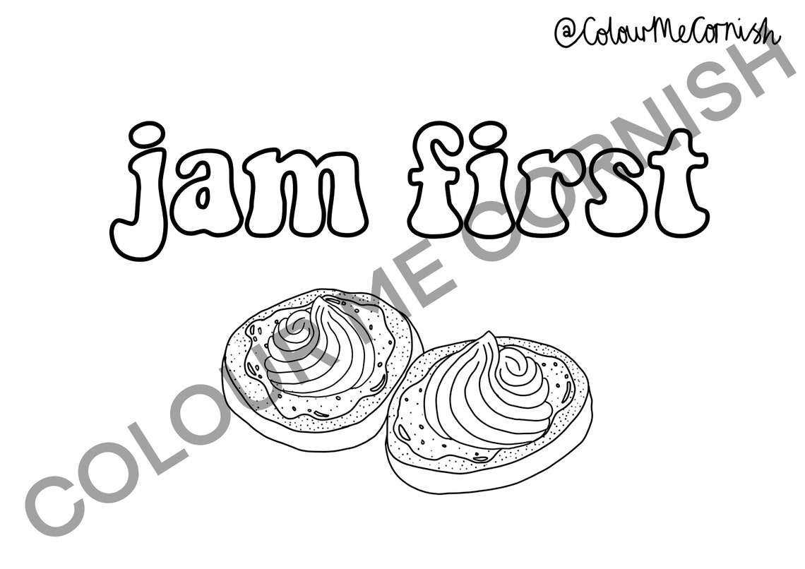 Cornish Phrases PDF Printable Coloring Book Pages | Etsy