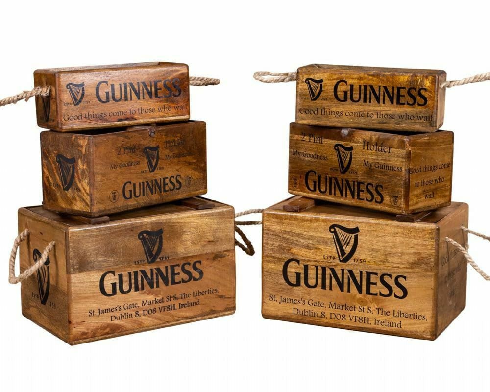 Irish Guinness Wooden Vintage Style Storage Box Chest Trunk 2 - Etsy UK