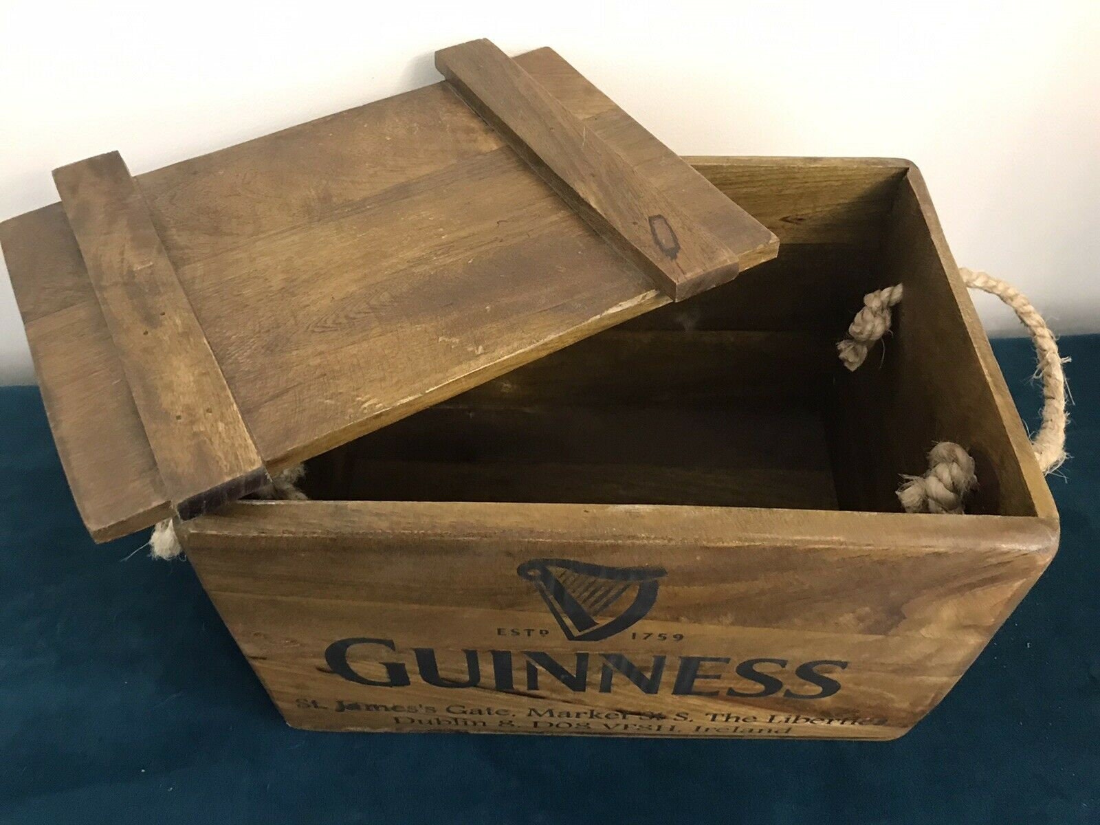 Irish Guinness Wooden Vintage Style Storage Box Chest Trunk 2 - Etsy UK