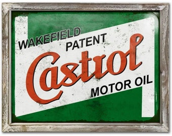 Vintage Castrol Poster - Etsy UK