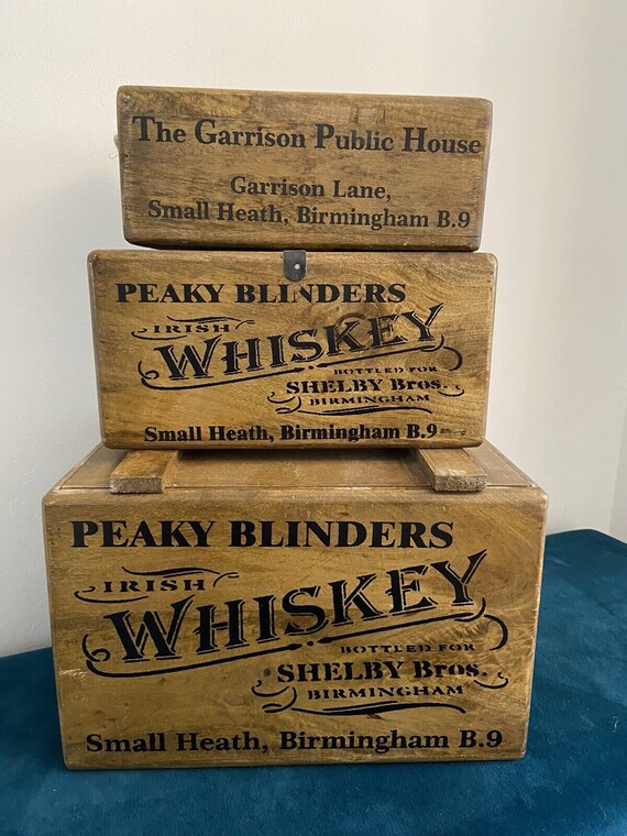 Peaky Blinders Garrison Shelby Wooden Vintage Style Storage - Etsy UK