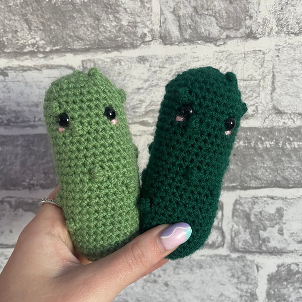 Crochet Emotional Support Pickle - Etsy