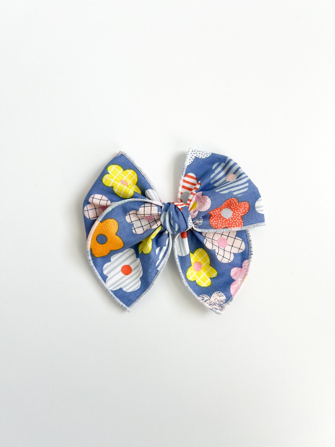Large Periwinkle Floral Fable - CLIP ONLY - Etsy