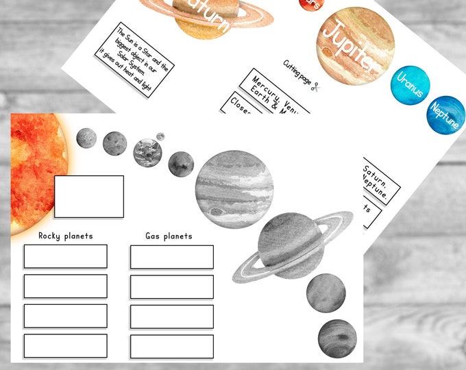 Learn About Our Solar System, Planets, Rocky/gas KS2 Primary Home ...