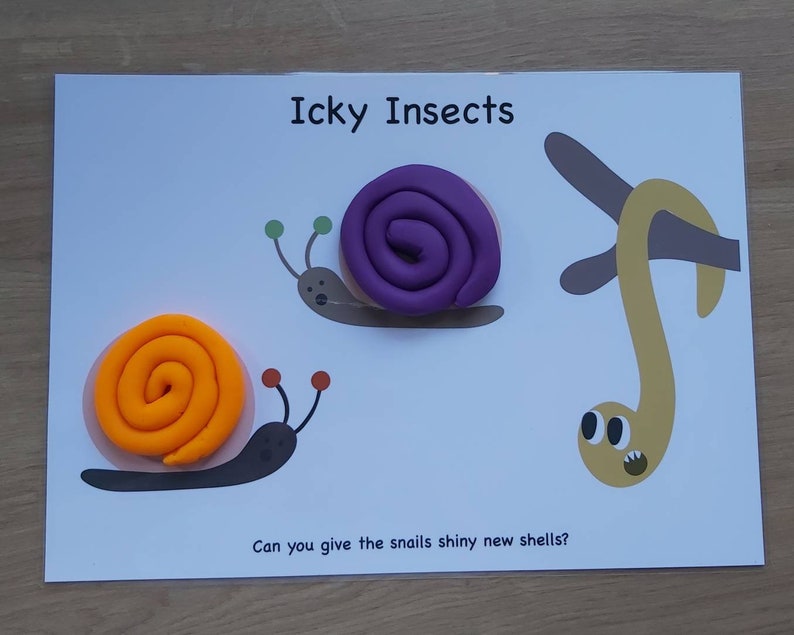 Bundle of 5 Printable Play Doh Mats, Play and Create Play Doh Activity ...