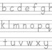 Print at Home Alphabet Handwriting Lines, Learning Mat, Practice ...