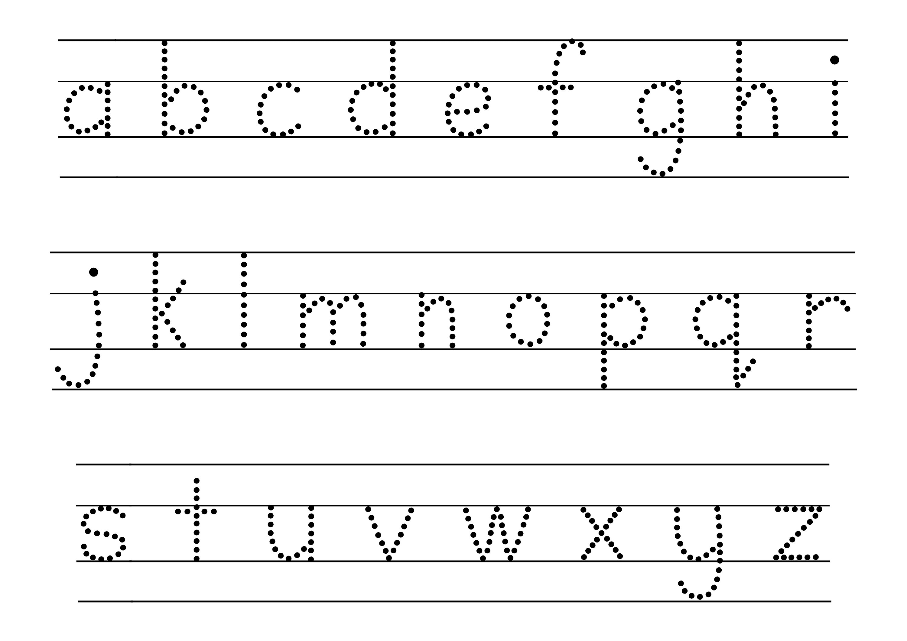 Print at Home Alphabet Handwriting Lines, Learning Mat, Practice ...