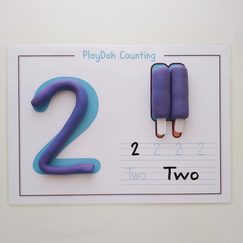 Printable, Playdoh Learning Mat, Digital Download, Handwriting ...