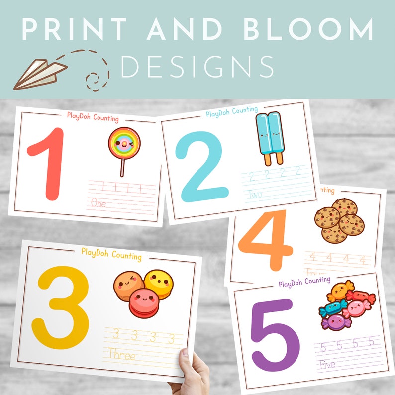 Printable, Playdoh Learning Mat, Digital Download, Handwriting ...