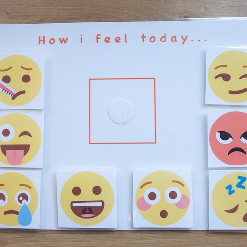 Printable 'emoji' Emotions Chart Kids Early - Etsy Australia