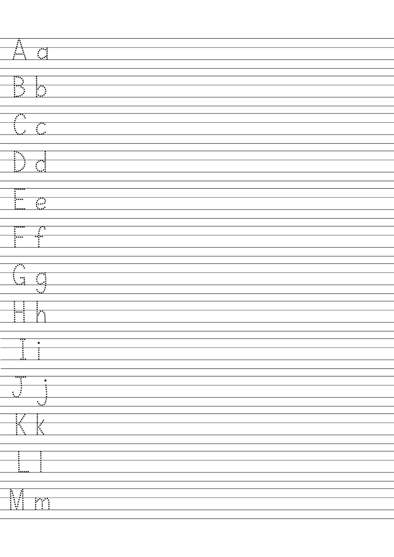 Print at Home Alphabet Handwriting Lines, Learning Mat, Practice ...