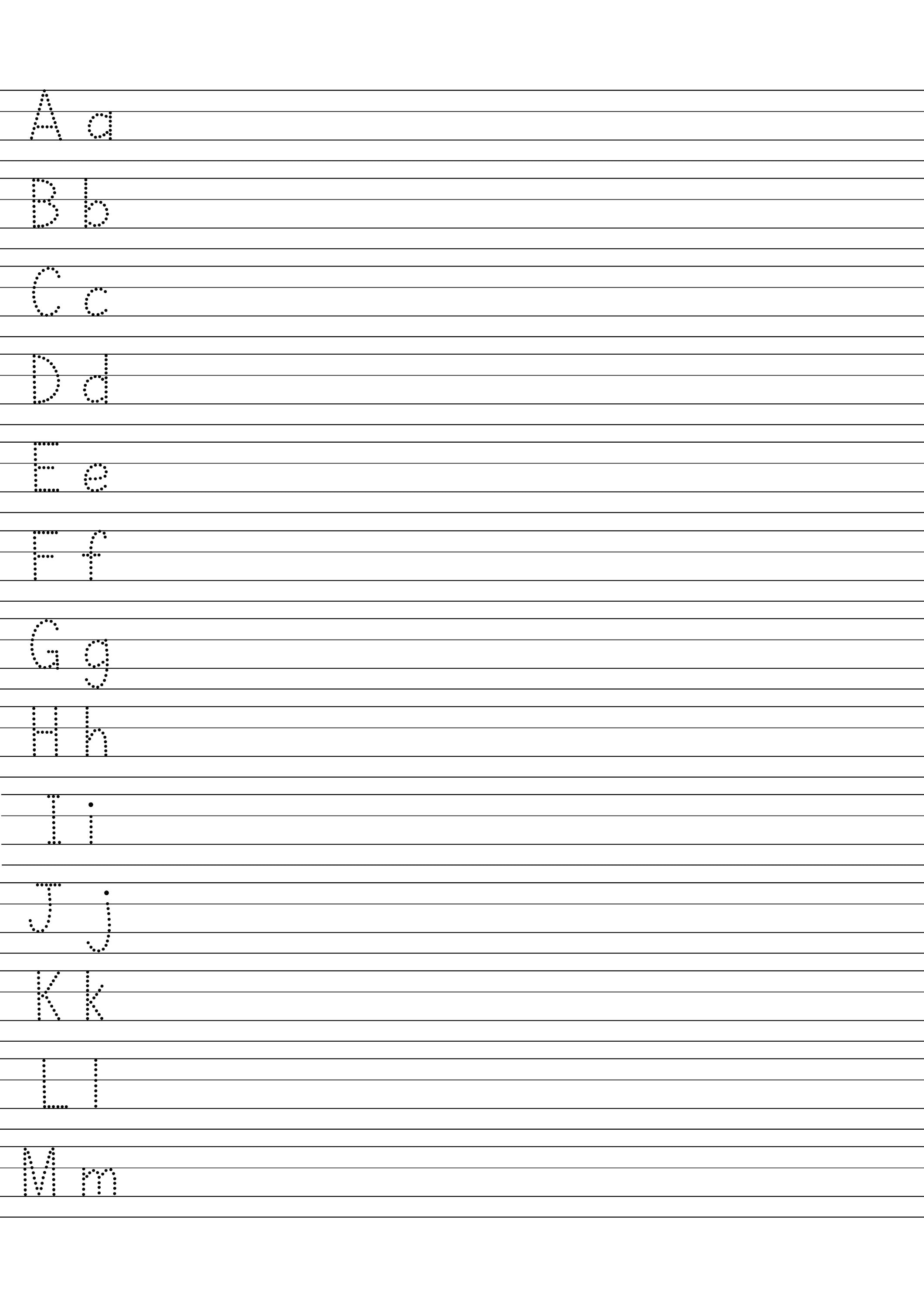 Print at Home Alphabet Handwriting Lines, Learning Mat, Practice ...