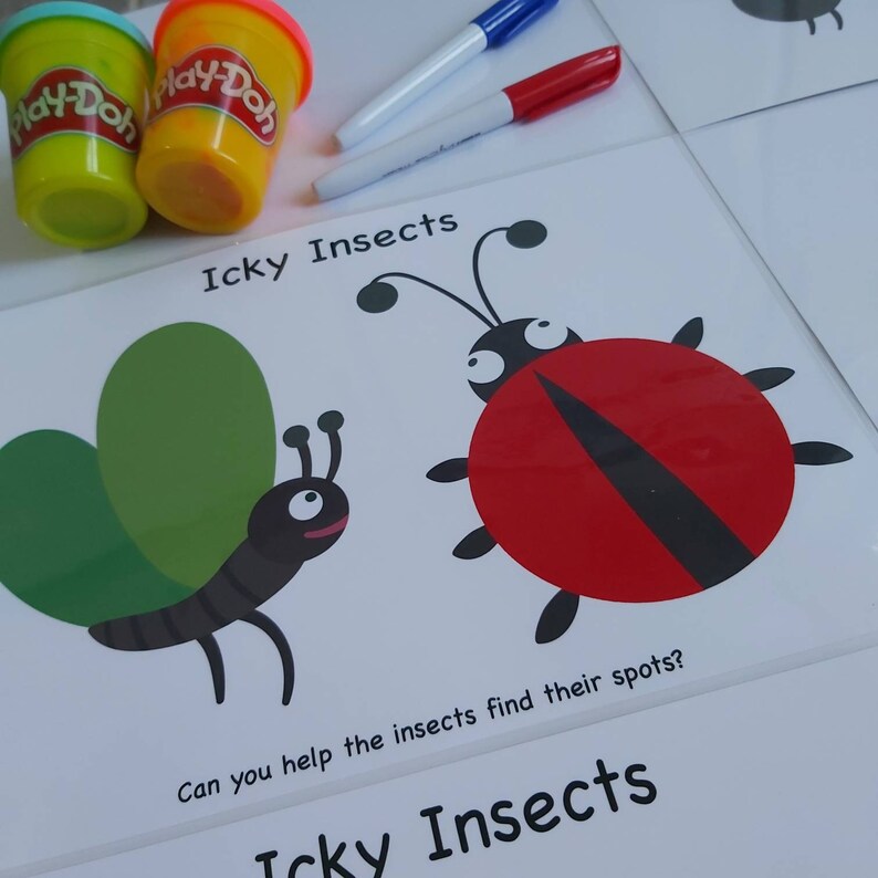 Bundle of 5 Printable Play Doh Mats, Play and Create Play Doh Activity ...