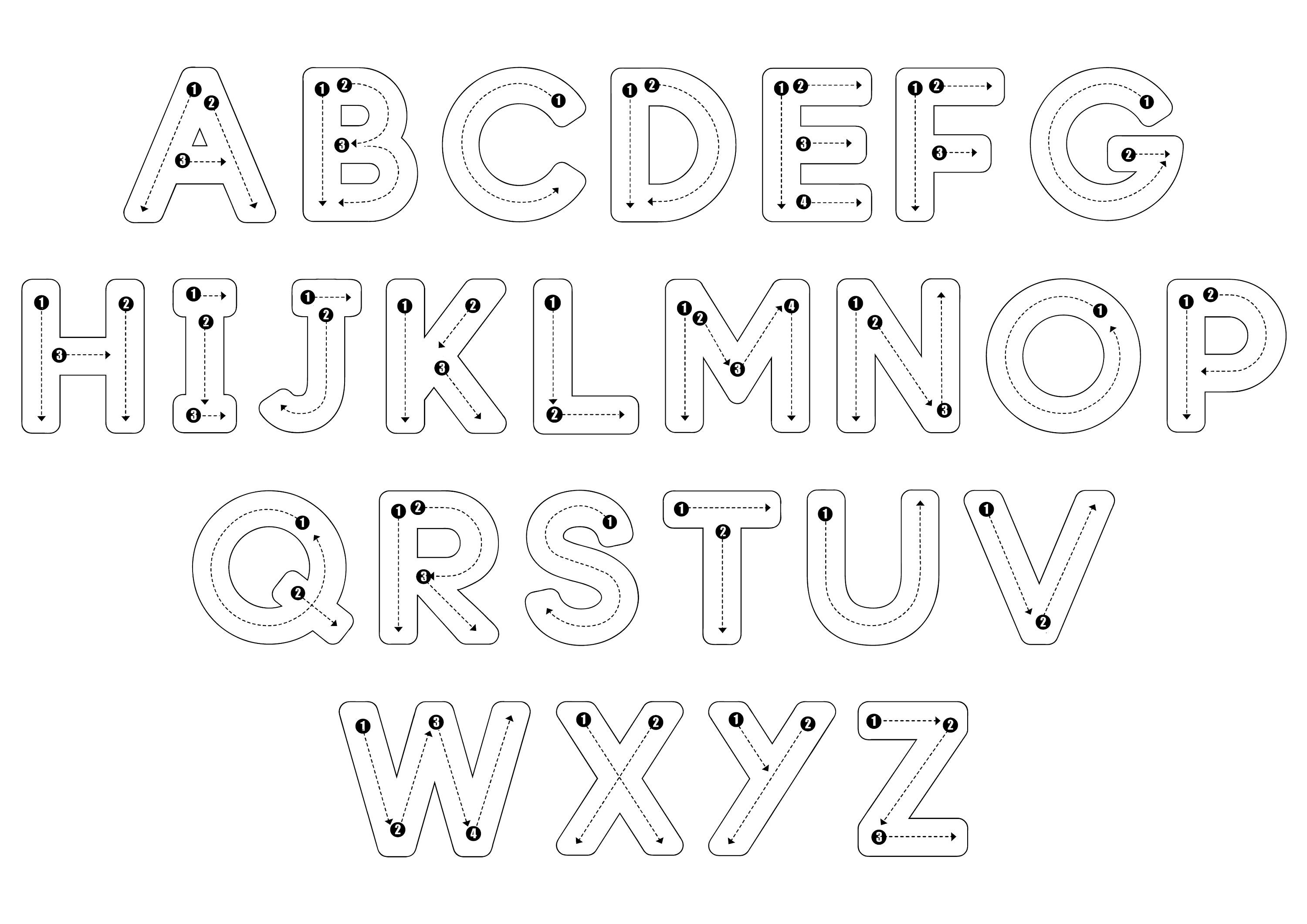 Print at Home Alphabet Handwriting Lines, Learning Mat, Practice ...
