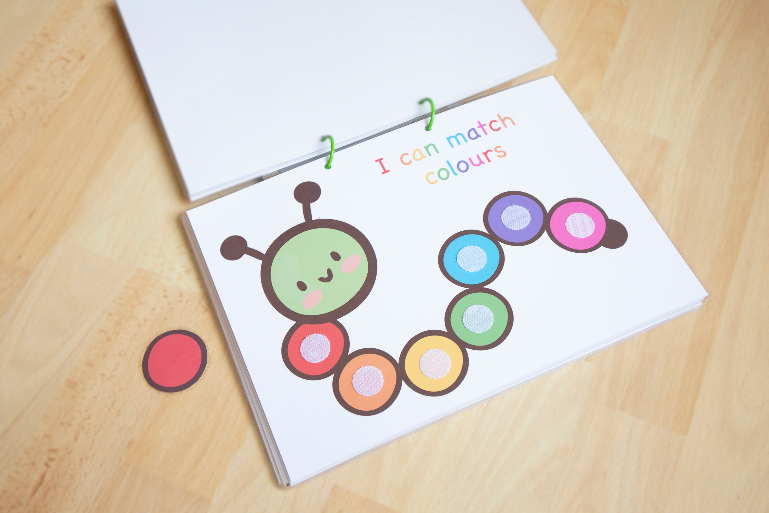 Caterpillar Colour Matching Game, Create at Home, Velcro Busy Book ...
