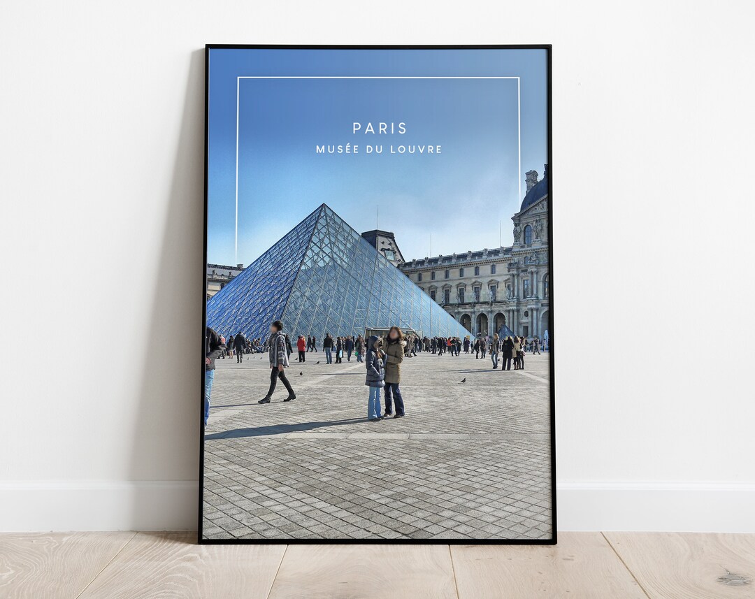 Louvre Museum, Paris Print, City Wall Art, Unframed Prints, City Poster ...