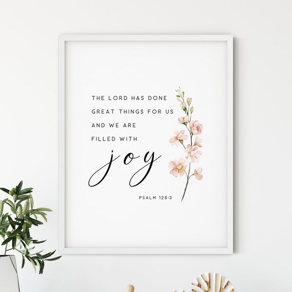 Psalm 126 3 - Etsy