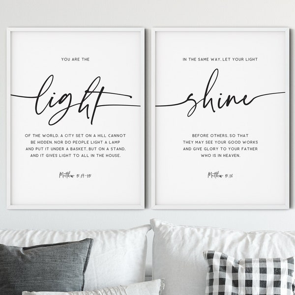 Bible Verse Wall Art - Etsy