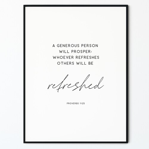 Proverbs 3:5-6 Bible Verse Wall Art Scripture Prints Modern - Etsy