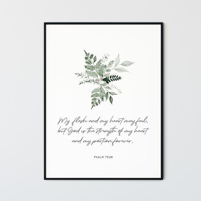 Psalms Bundle Bible Verse Wall Art Set of 6 Scripture Wall - Etsy