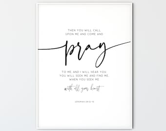 Jeremiah 29 13 - Etsy