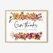 Psalm 107:1 Thanksgiving Bible Verse Wall Art Horizontal - Etsy