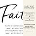 Hebrews 11:1 Faith Scripture Print, Bible Verse Quote Poster Wall Art ...