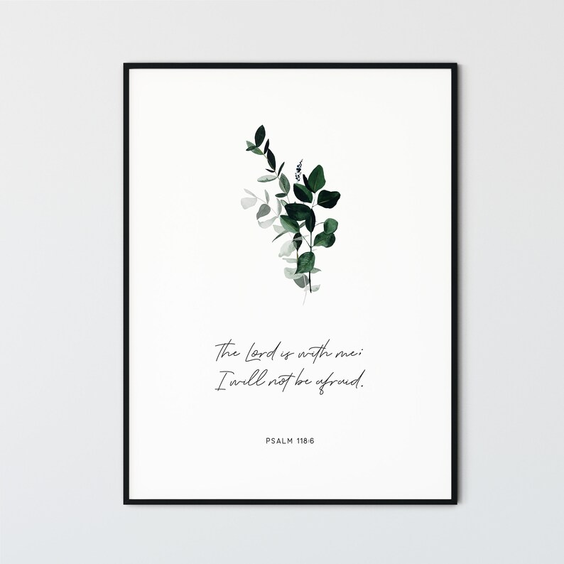 Psalms Bundle Bible Verse Wall Art Set of 6 Scripture Wall - Etsy