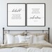 Isaiah 12:2-3, Bible Verse Wall Art Set of 2 Prints, Modern Minimalist ...