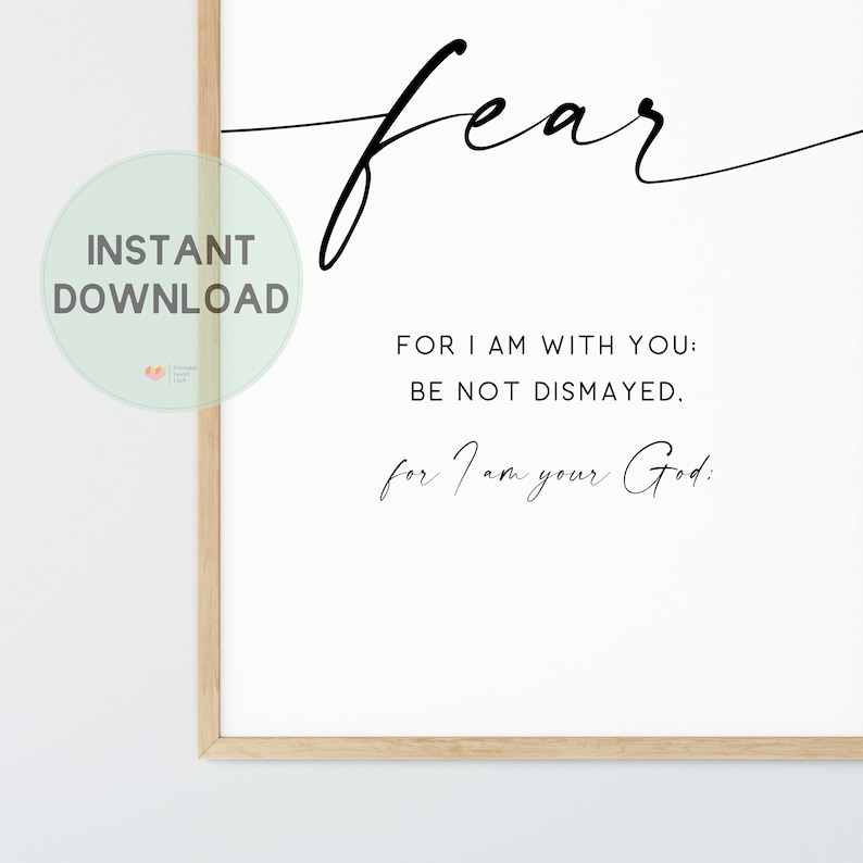 Jesaja 41:10 Bibelvers Wandkunst 2er Set Drucke Moderne - Etsy.de