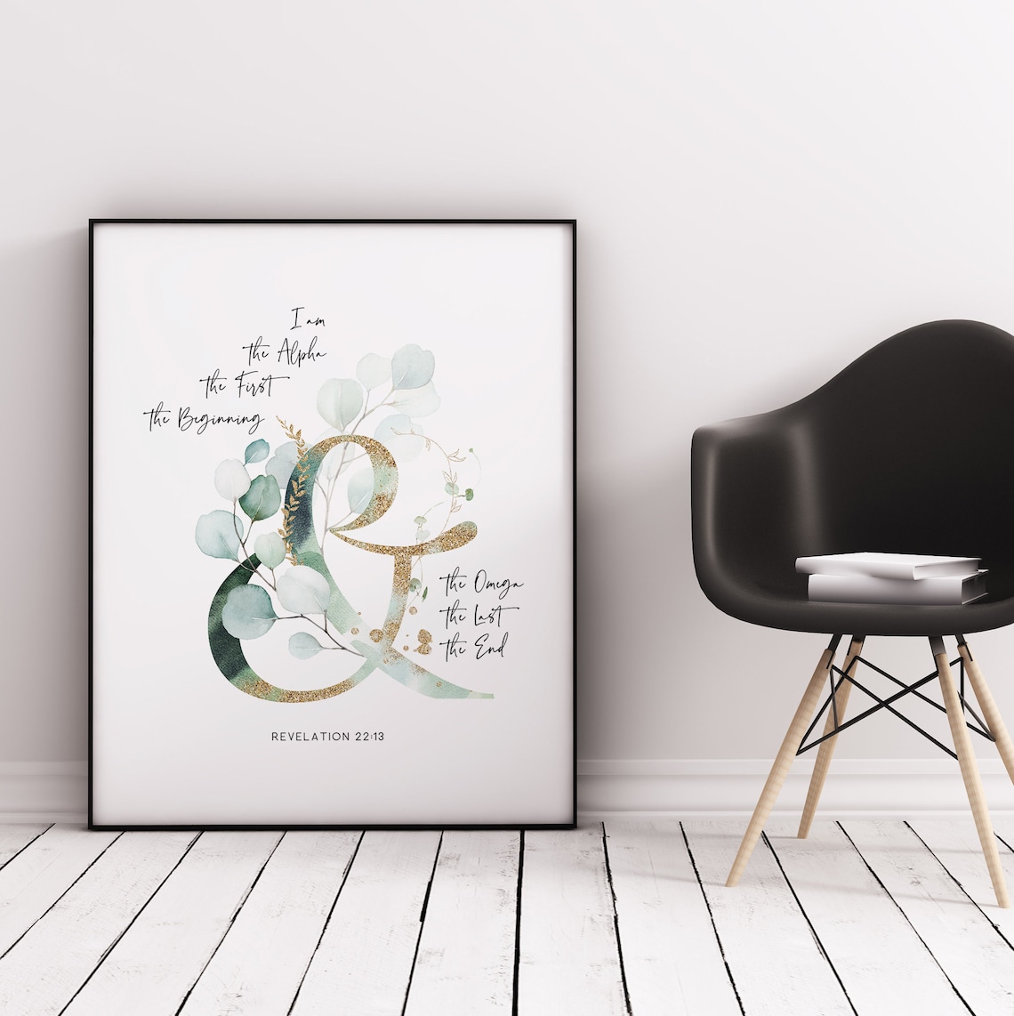 Revelation 22:13 Christian Wall Art Bible Verse Wall Art | Etsy