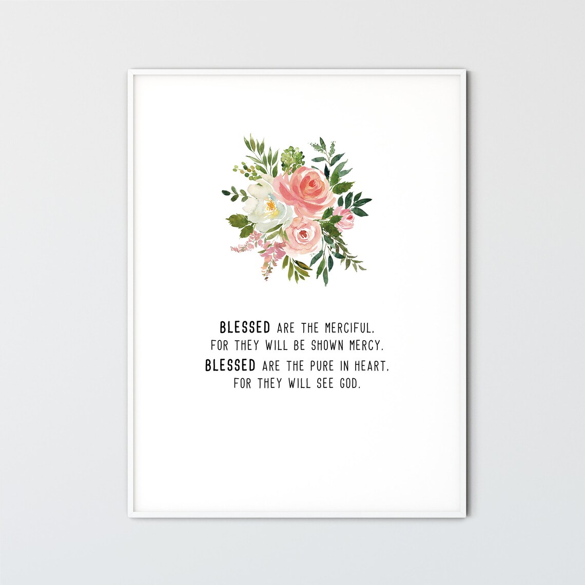 Beatitudes Bundle Beatitudes Printable Set of 4 Bible Verse - Etsy