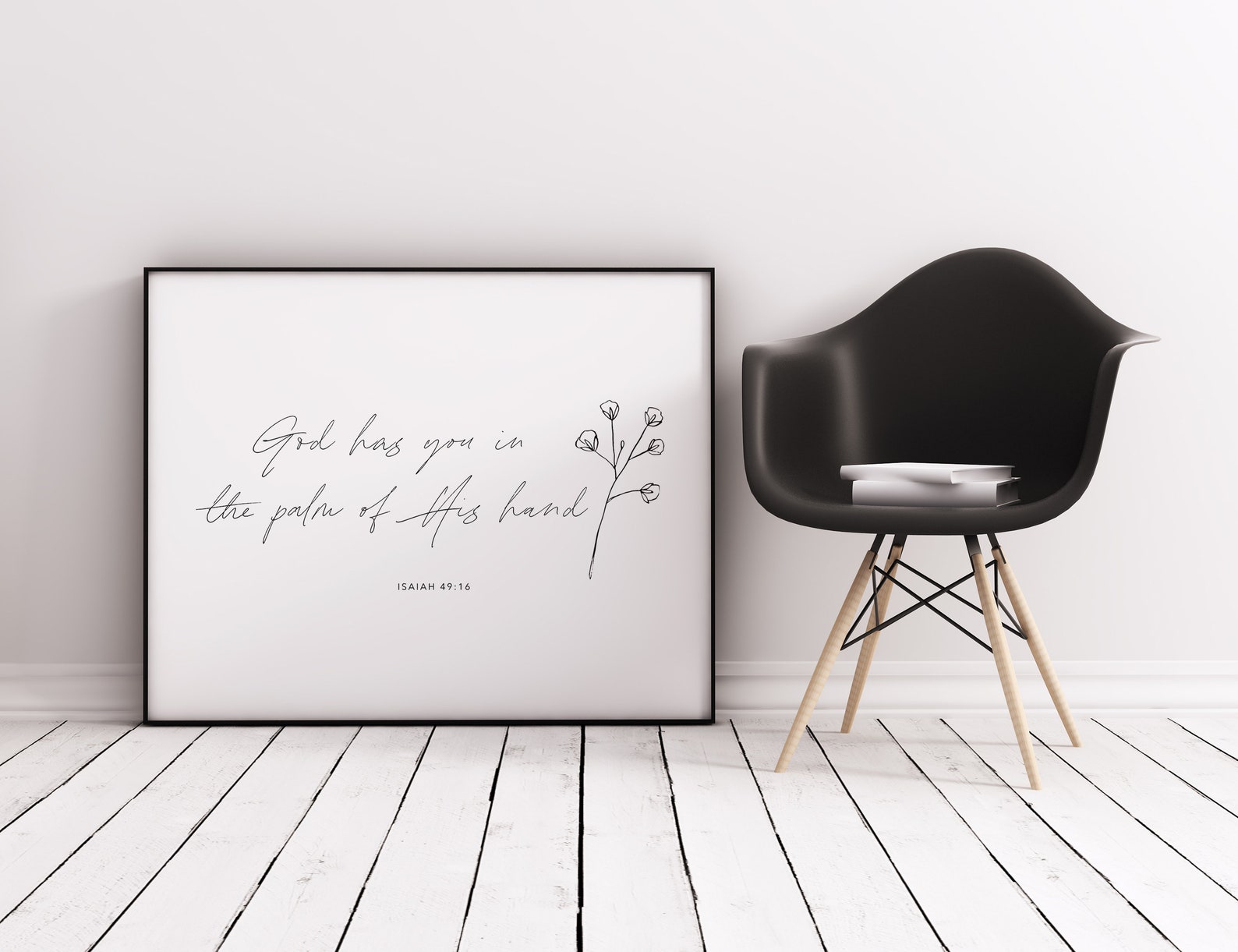 Isaiah 49:16 Horizontal Bible Verse Wall Art Printable Wall Art ...