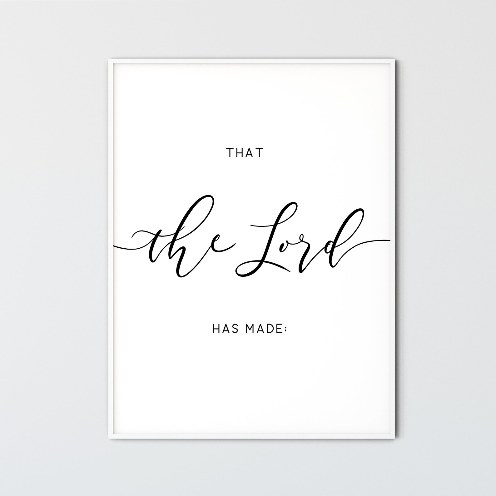 Psalm 118:24 Bible Verse Wall Art Set of 3 Prints Modern | Etsy