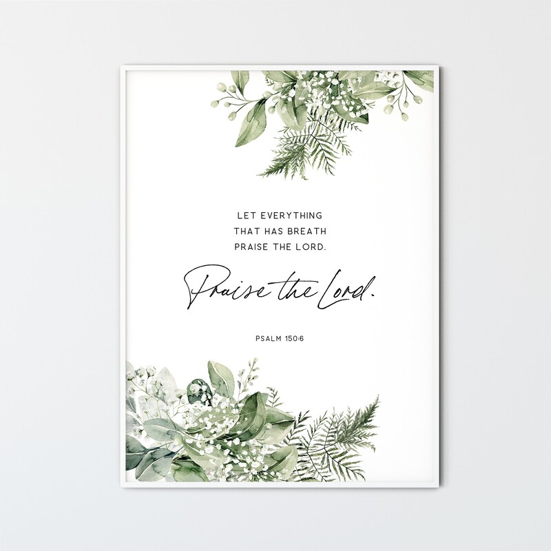 Psalm 150 6 - Etsy