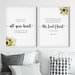 Colossians 3:23-24 Bible Verse Wall Art Set of 2 Prints - Etsy