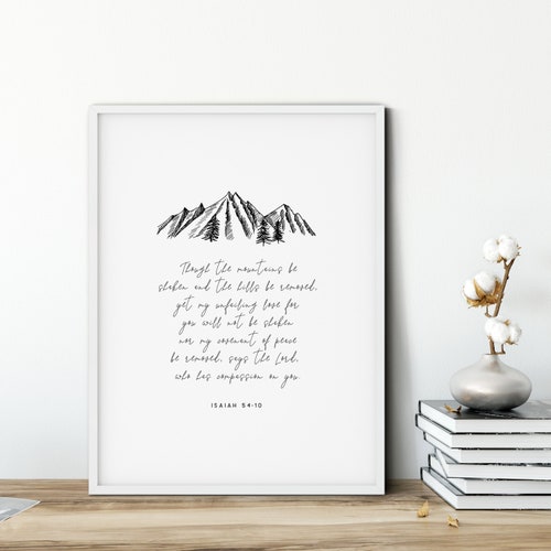 Isaiah 40:29-31 Bible Verse Wall Art Set of 2 Prints Modern - Etsy ...