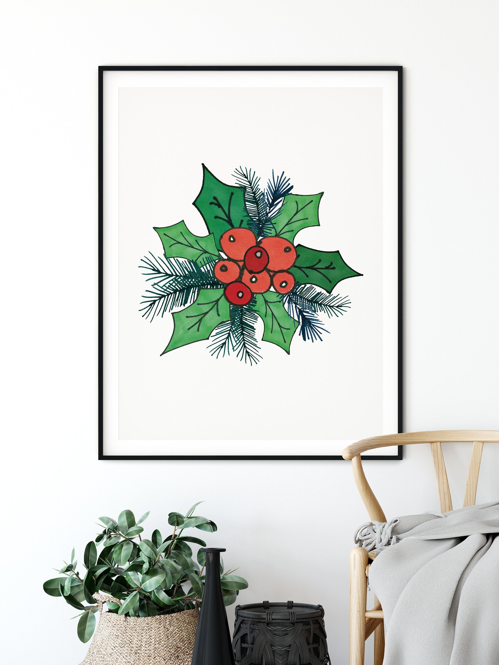 Joy to the World Printable Art Set of 3 Christmas Printable - Etsy