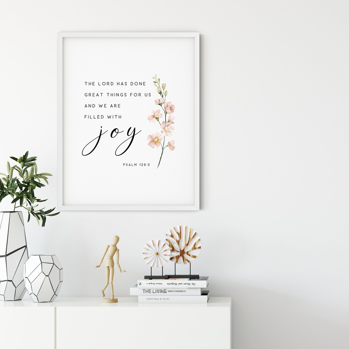 Psalm 126:3 Bible Verse Wall Art Printable Wall Art Scripture | Etsy